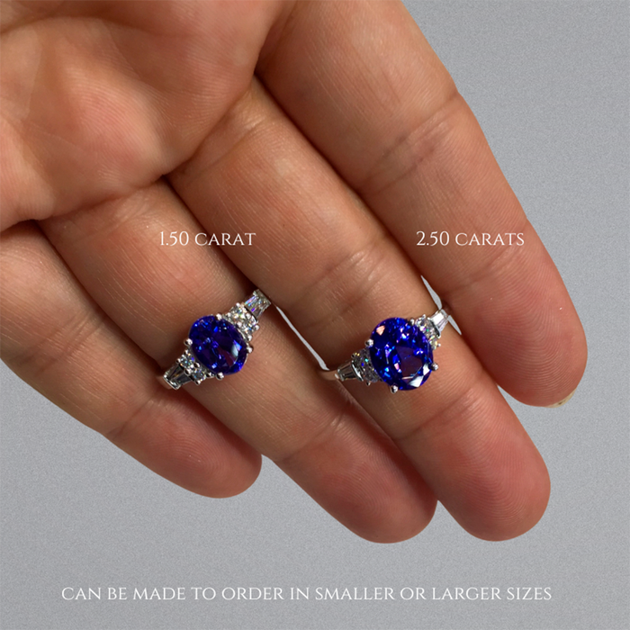 Tanzanite Color Grades: Understanding “VB 6/6”